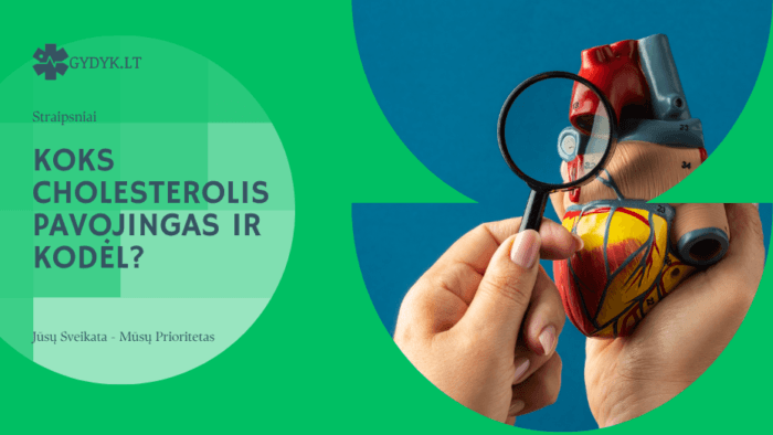 Koks cholesterolis pavojingas ir kodėl? - Gydyk.lt